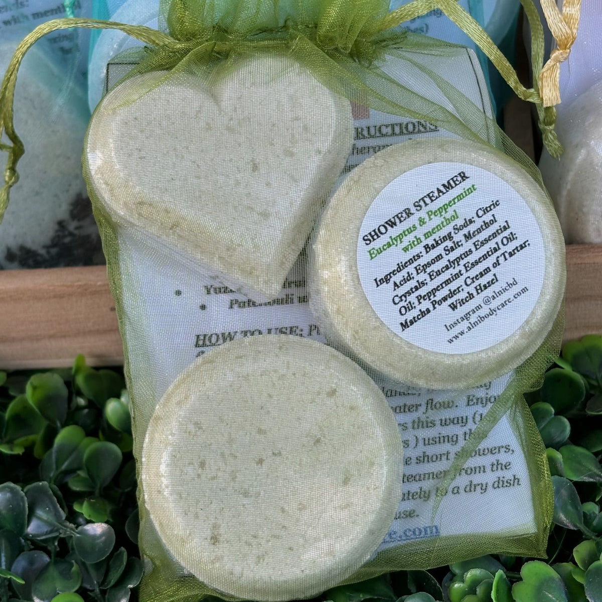 Peppermint Eucalyptus "Sinus/Allergy Relief" Aromatherapy Shower Steam