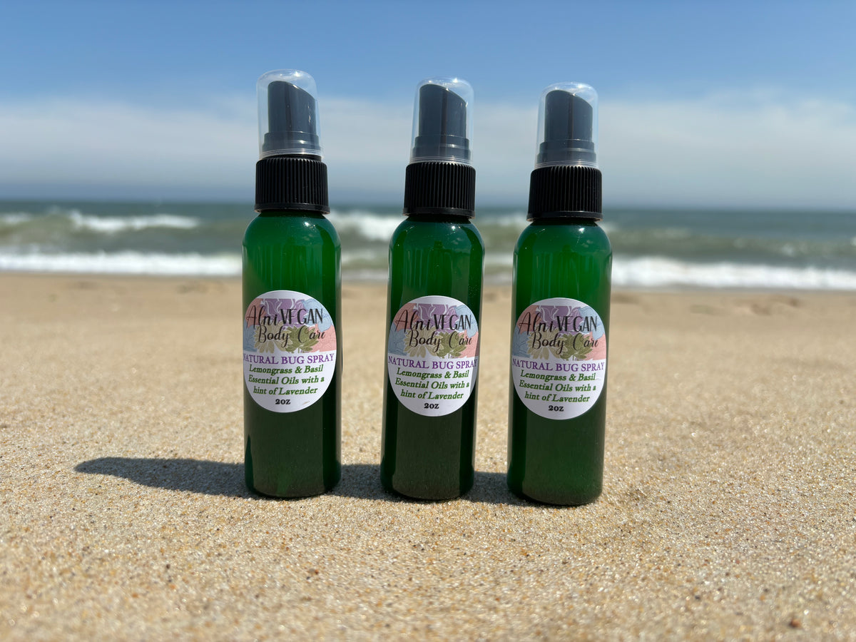 Best Natural Bug Spray for Golf & the Beach Lemongrass & Basil